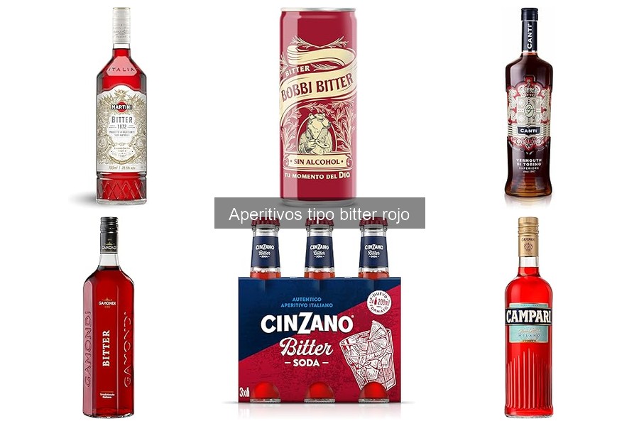 Tipos de Aperitivos Bitter Rojo: Variedades y Marcas Destacadas - Sol
